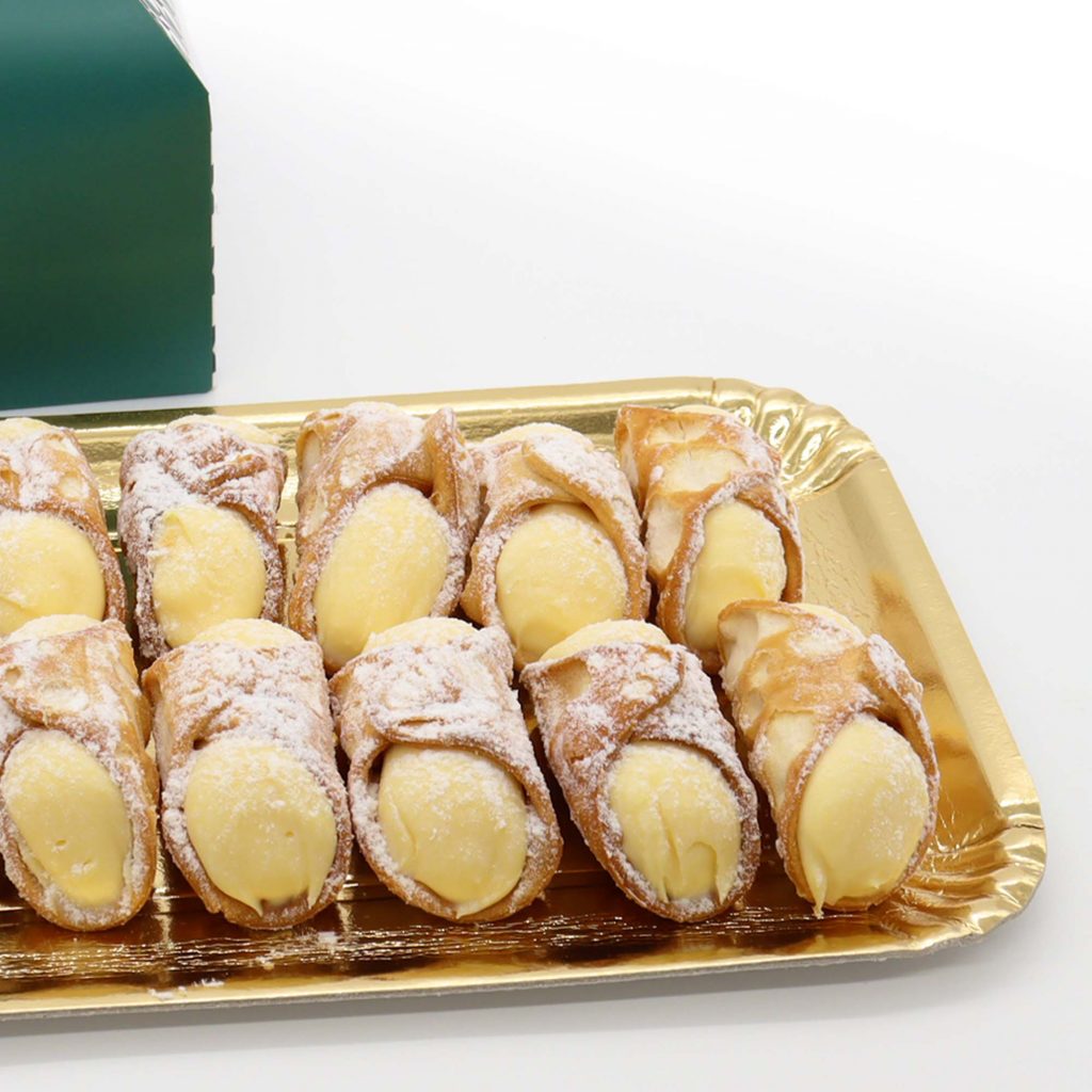 Cannoli Small Vanilla Pack of 12 - Brunetti Oro - Melbourne