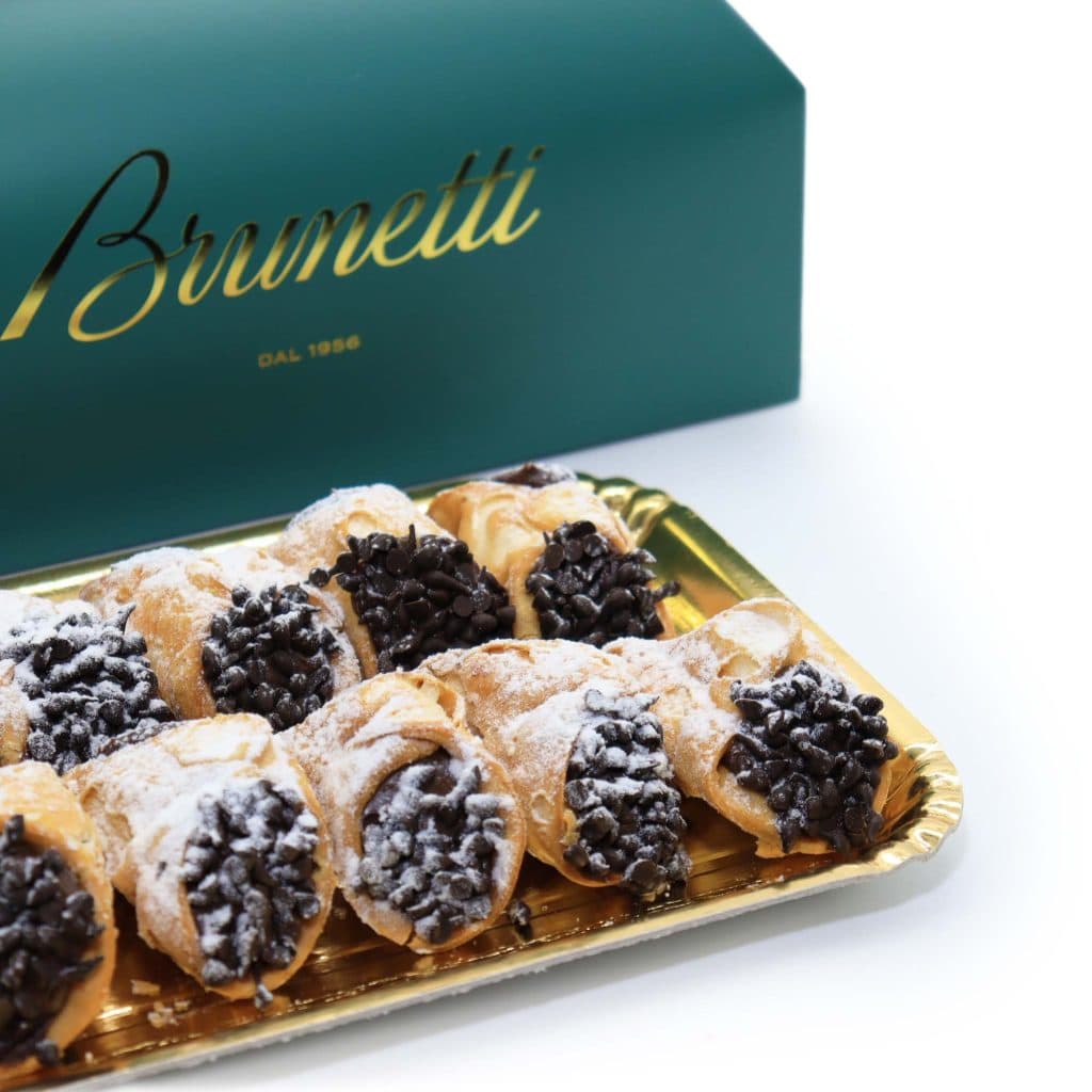 Cannoli Small Chocolate Pack of 12 - Brunetti Oro