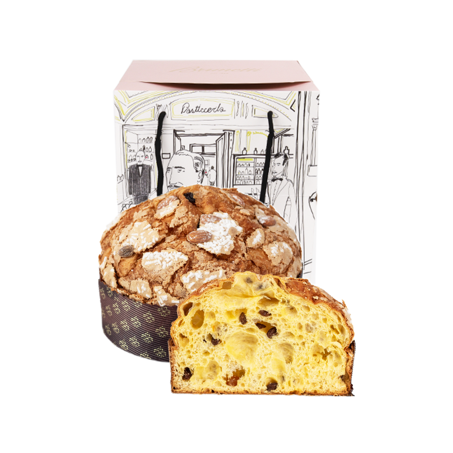 Panettone Traditional (BOX) - Brunetti Oro